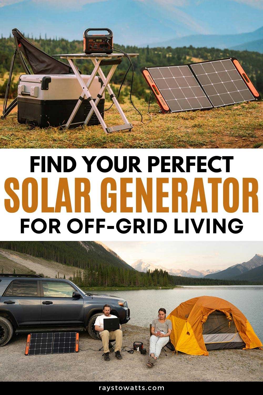Best Solar Generators For Off-Grid Living - Rays To Watts Solar ...